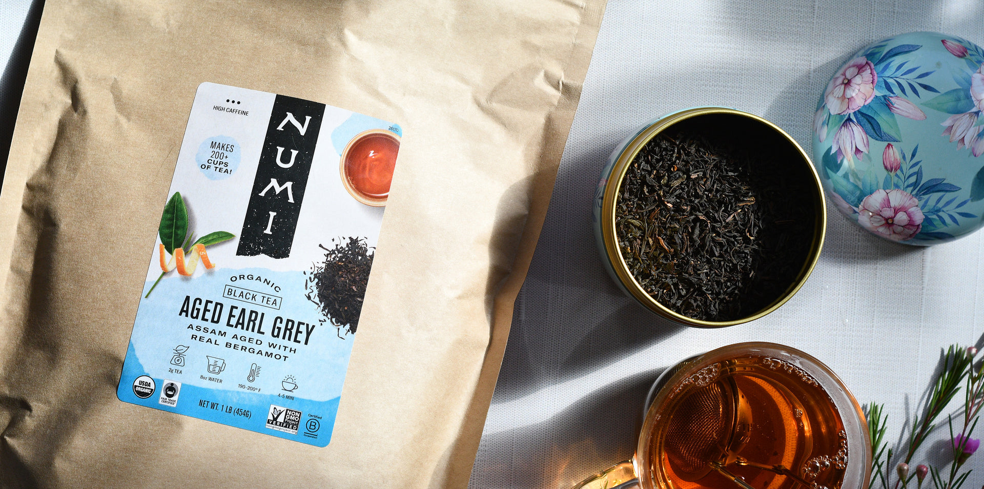 Organic & Fair Trade Tea | Premium Organic Black, Green, & Herbal Teas ...