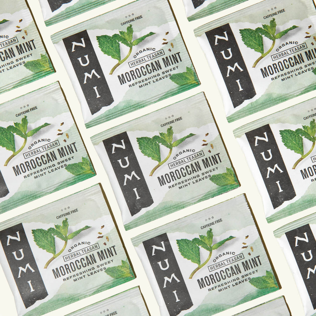 Numi Organic Tea Moroccan Mint 100 Count Tea Bags – Numi Tea