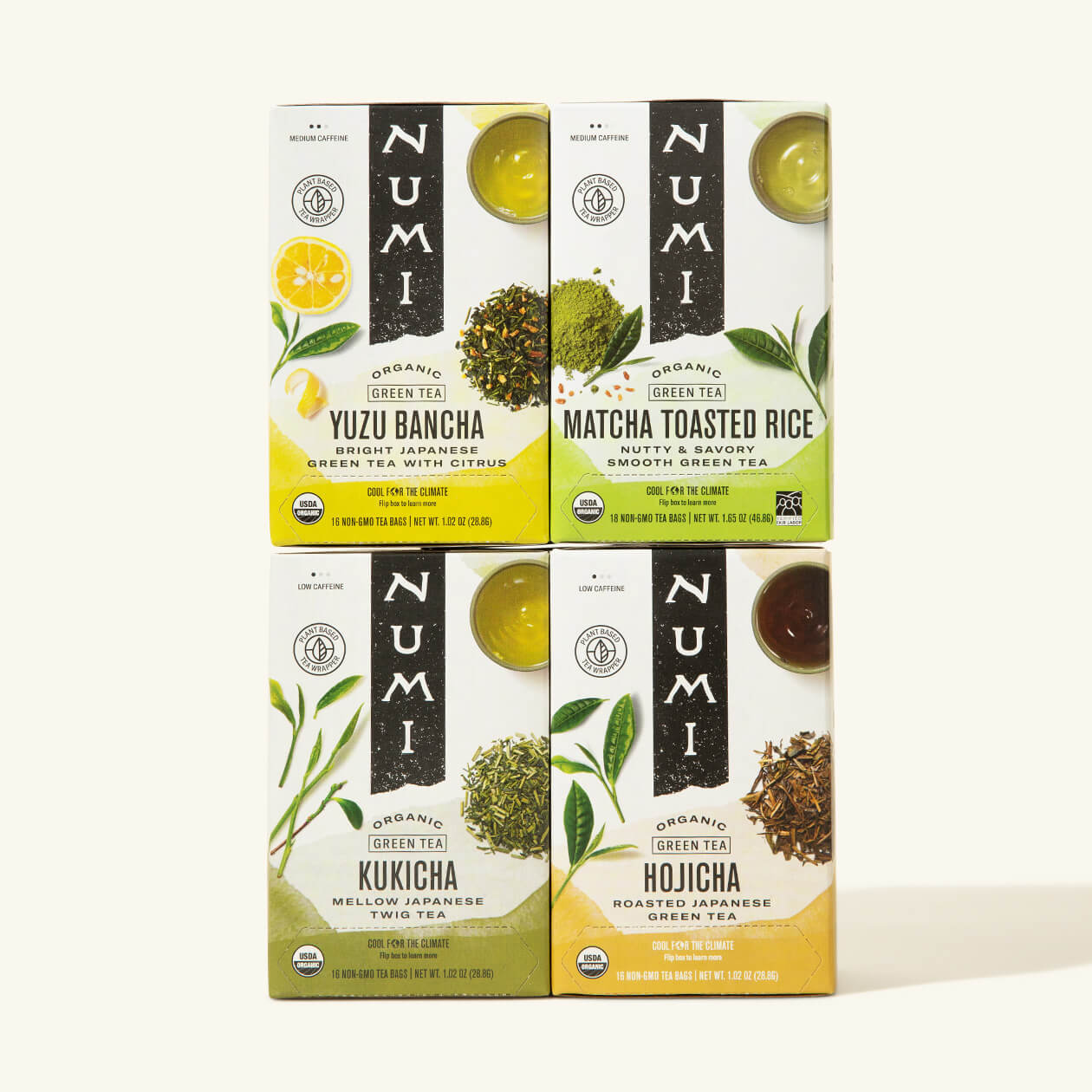 Roasted Japanese Green Tea Variety Pack – Numi Tea